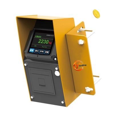 China Highly Accurate Digital Forklift Scales with 1 Kg Accuracy 1150 Mm Fork Length and 3.5 Inch LCD Panel for sale