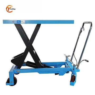 China Scissor Type Hydraulic Table Lifter 300kg Mobile  Insulating Middle Level pallet hydraulic lift table for sale