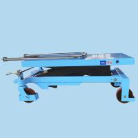 China Durable 800kg Hand Lifter Mobile Tablet  Double Scissor Service Weight Lifting platform trolley for sale