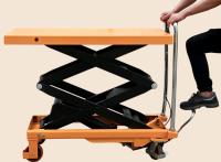 China Portable Hydraulic Table Lifter 350kg Small Manual  For Workshop Crane for sale