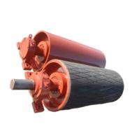 China Dimple Ceramic Rubber Lagging Drive Pulley for Mining Industry with Superior Wear Resistance for sale