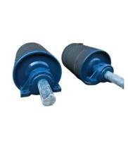 China Dimple Ceramic Rubber Lagging Drive Pulley for Mining Industry with Superior Wear Resistance for sale