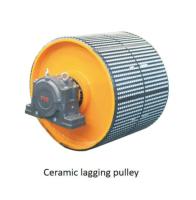 China Ceramic Rubber Lagging Drum Pulley for Mining with Superior Traction and Durability for sale