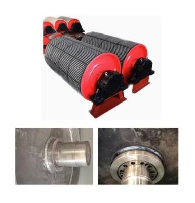 China Ceramic Rubber Lagging Drum Pulley for Mining with Superior Traction and Durability for sale