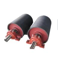 China Conveyor Belt Pulley with Herringbone Chevron Rubber Lagging for sale