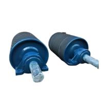 China Conveyor Belt Pulley with Herringbone Chevron Rubber Lagging for sale