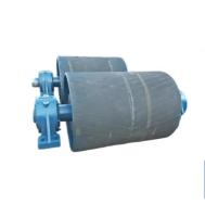 China Conveyor Belt Pulley with Herringbone Chevron Rubber Lagging for sale