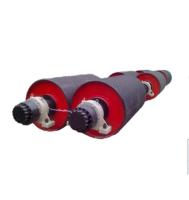 China Conveyor Belt Pulley with Herringbone Chevron Rubber Lagging for sale