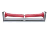 China Red Troughing Conveyor Idler Set - Heavy-Duty Mining Conveyor Roller for sale