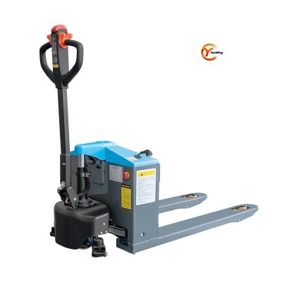 China Pedestrian  Full Electric Pallet Jack Forklift 800W Lift Motor Powered for sale