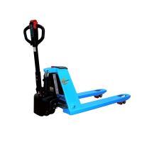 China 1.5 Ton Capacity Electric Pallet Jack with Lithium Battery and Pull Out Battery for Efficient Warehouse Operations for sale