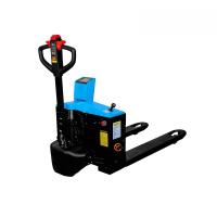 China Electric Pallet Jack with 1500kg Capacity Solid Rubber Tire and 190mm Lifting Height for Efficient Warehouse Handling for sale