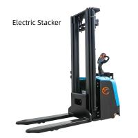 China 1500kg Load Capacity 3500mm Lift Height Electric Stacker with 0.75kw Drive Motor for Warehouse Equipment for sale