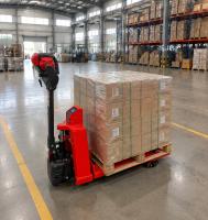 China Electric Weighing Pallet Jack 1.5 Ton Capacity Built-in Digital Scale 576mm Fork 0.5kg Accuracy for sale