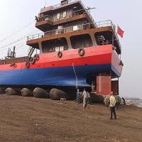 China Inflatable Marine Rubber Airbags Cylindrical Heavy Duty Airbags For Lifting for sale