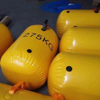 China High Pressure Underwater Lift Bags , Inflatable Lifting Bags For Lifting Boats for sale