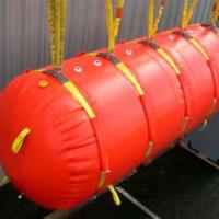 China 8 Inch Lift Air Bags Boat Lift Helper Air Bags Cylindrical Underwater Safety Lifting Airbag for sale