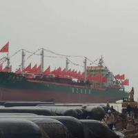 China Marine Rubber Airbags Easy With 0.05 - 0.08MPa Ship Launching Rubber Airbags for sale