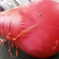 China Cylindrical Underwater Lift Bags Marine Salvage Airbags Inflatable Air Lift Bag for sale