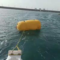 China Cylindrical Underwater Lift Bags Marine Salvage Airbags Inflatable Air Lift Bag for sale