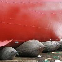 China Durable Marine Rubber Ship Airbag For Boat Launching for sale