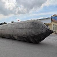 China Slipway Balloon Docking Rubber Ship Launching Marine Airbag For Boat for sale