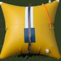 China Hf Welding Pvc Coated Fabric Boat Lift Airbags Enclosed Pillow Type for sale