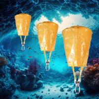 China Boat Air Bags PVC Buoyancy Bags Diving Parachute Shape Underwater Airbag for sale