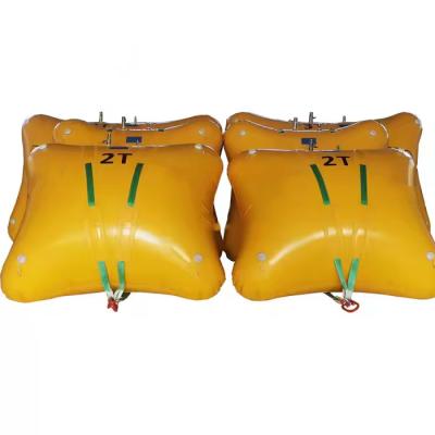 China Boat Air Bags HF Welding PVC Coated Fabric Lifting Bag Enclosed Pillow Type for sale