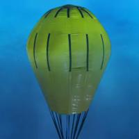China Marine Professional Parachute Lifting Under Water Lift Bags For Deep Sea Exploration for sale