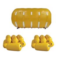 China Yellow Lightweight Boat Lift Helper Air Bags 50 Tons Lifting Capacity for sale