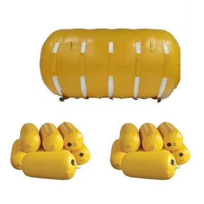 China Yellow Lightweight Boat Lift Helper Air Bags 50 Tons Lifting Capacity for sale