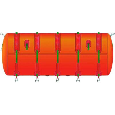 China Salvage Floating Bags Flexible Anti Aging Corrosion Resistant Rubber for sale