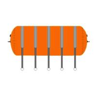 China Lift Bags Durable High Buoyancy Wear Resistant Rubber Material for sale