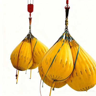 China Crane Testing Water Bags UV Resistant PVC Tarpaulin Puncture Resistant Abrasion Resistant for sale