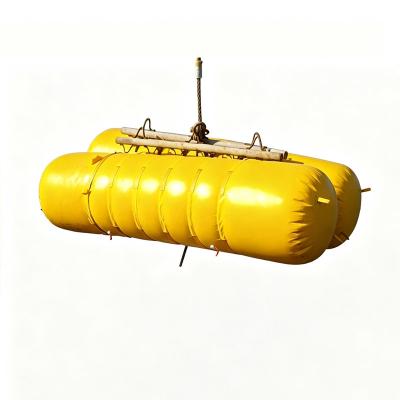 China Reinforced Nylon Fabric Marine Buoyancy Bags with 200kg to 50 Tons Lifting Capacity and PVC Coating for sale