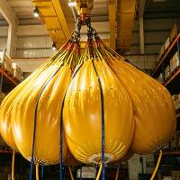 China 50T Capacity Water Weight Bag with Corrosion Resistant Material and High Strength Lifting Loops for sale