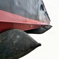 China Pressure Resistant Corrosion Resistant Easy Operation Ship Launching Airbag Inflatable Marine Airbag for sale