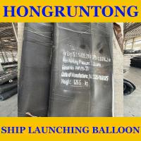 China Low Rolling Friction Reinforced End Sealing Uniform Force Distribution Ship Launching Balloon Marine Airbag for sale