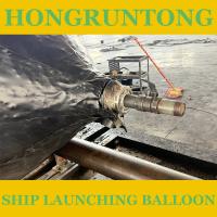 China Low Rolling Friction Reinforced End Sealing Uniform Force Distribution Ship Launching Balloon Marine Airbag for sale
