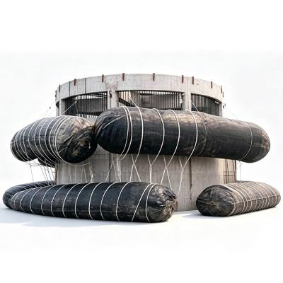 China Reinforced Structure Wear Resistant Rubber Airbag Trusted by Shipyards for Marine Applications for sale