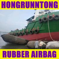 China Reinforced Structure Wear Resistant Rubber Airbag Trusted by Shipyards for Marine Applications for sale