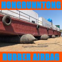China Reinforced Structure Wear Resistant Rubber Airbag Trusted by Shipyards for Marine Applications for sale
