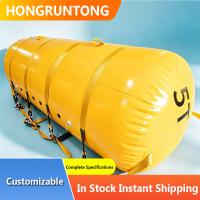 China Underwater Lift Bags with High Load Bearing Capacity Reinforced Lifting Straps for Long Service Life in Diving Salvage Projects for sale