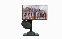 China Black Automatic Lifting Rotating Monitor Mount Arm Bracket To Prevent Neck Pain for sale