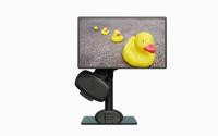 China Automatic Lifting Rotating Monitor Laotop Arm Bracket To Prevent Neck Pain for sale