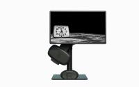 China Automatic Lifting Rotating Monitor Laotop Arm Bracket To Prevent Neck Pain for sale