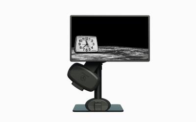 China Automatic Lifting Rotating Monitor Laotop Arm Bracket To Prevent Neck Pain for sale