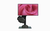 China Automatic Lifting Rotating Monitor Laotop Arm Bracket To Prevent Neck Stiff for sale