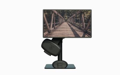 China Electric Lifting Rotating Monitor Laotop Arm Stand To Prevent Neck Pain for sale
